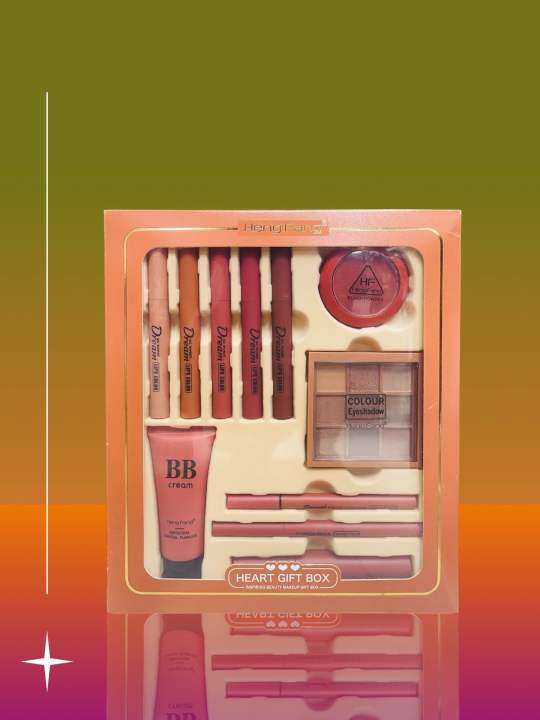 Heng Fang "Heart Gift " Complete Makeup Set - Dream Lips, Eyes & Face ...