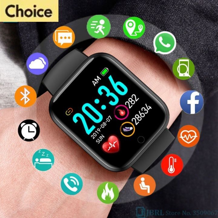 D20 Bluetooth Smart Watch Men Waterproof Sport Fitness Tracker Smart ...