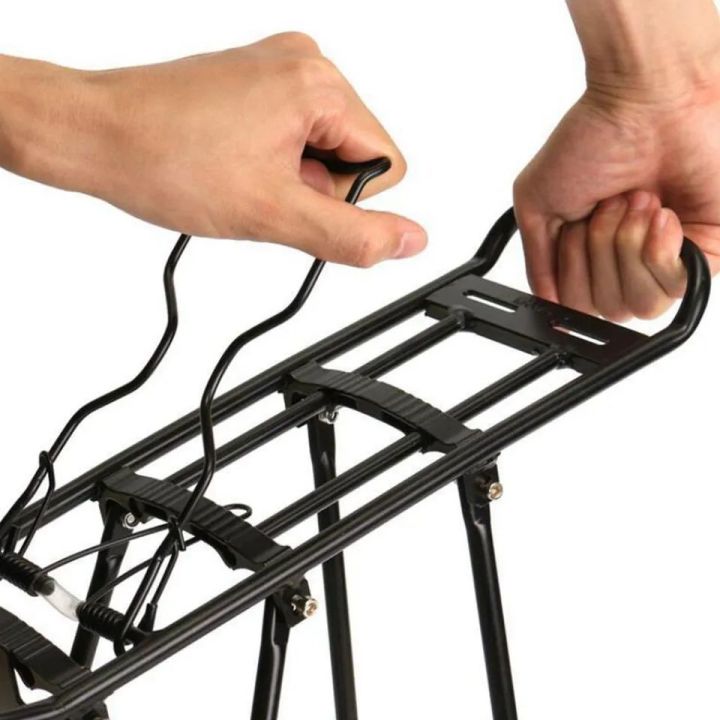 Bicycle Rear Cargo Rack Aluminum Alloy Panniers Tailstock Holder for ...