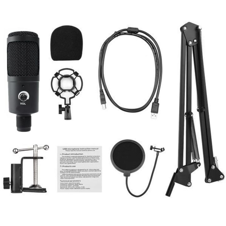 USB Studio Condenser Microphone Kit: Elevate Your Podcasting, Gaming ...