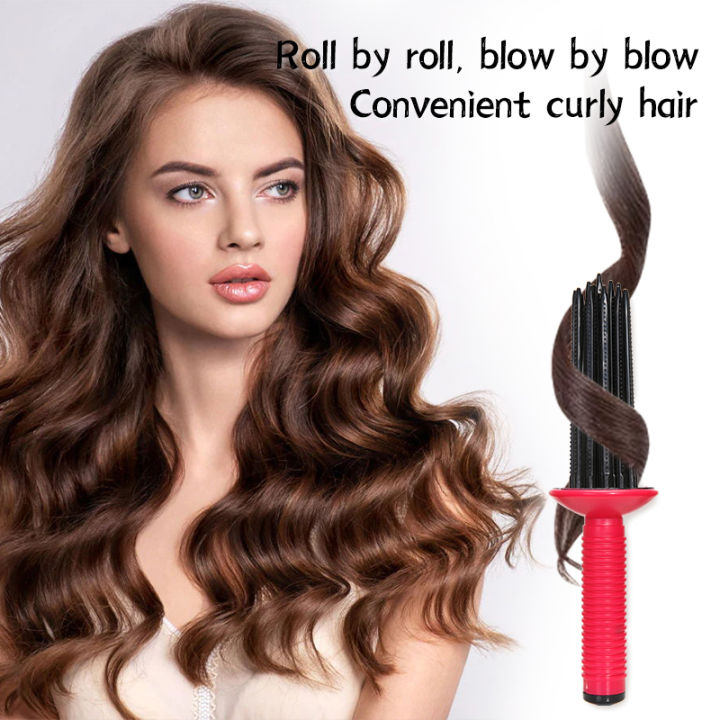 1pcs Heatless Hair Curler Comb Hair Fluffy Styling Air Volume Women's ...