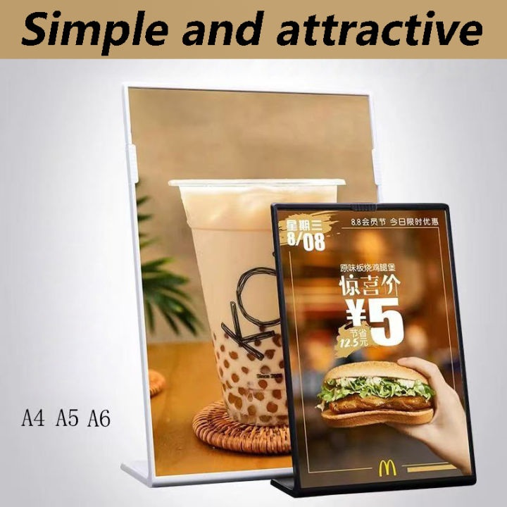 A4/A5/A6 Acrylic L-type Multi purpose Panel Display Stand | Daraz.lk