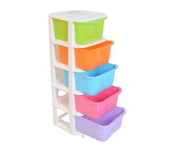 Aqua Plastic 5 Layers Storage Box - Multicolor Storage Box - Plastic ...