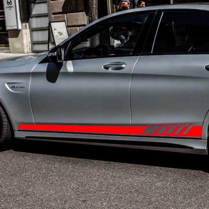 Car Side Stickers Wrap Racing Stripes For Audi Ford BMW Toyota Honda ...