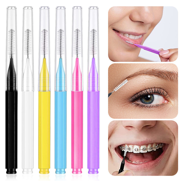 10pcs Eyebrow Perm Brush Mini Brow Lifting Brush Lifting Brushes Tooth ...