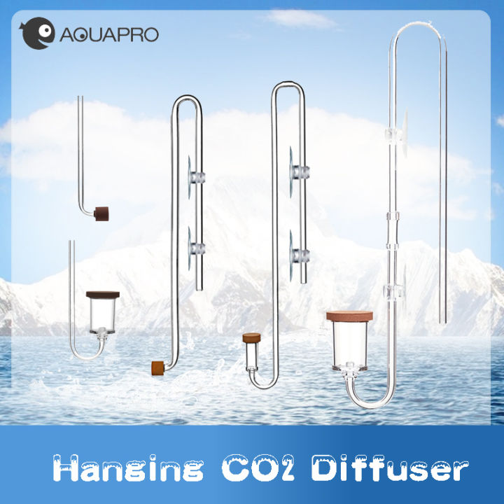 Aquarium CO2 Diffuser Bubble Counter Mini Fish Tank Sprayer Cans Carbon Dioxide Accessories ...