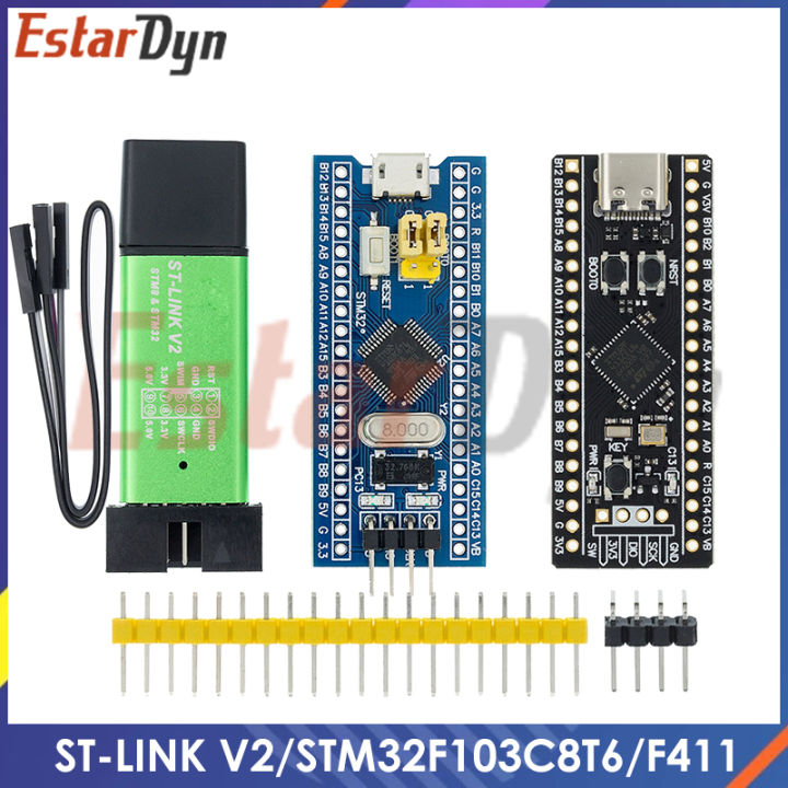 Original ST-LINK V2 Simulator Download Programmer Original STM32F103C8T6 STM32 Minimum System ...