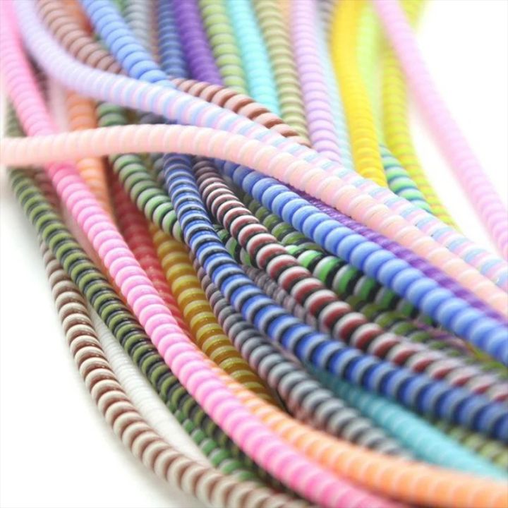 1.4 m Cable Protector Spiral | Anti- Break Spring Cable Protector ...