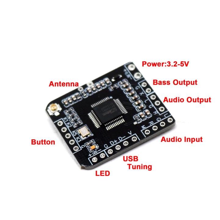 MINI Bluetooth DSP Tuning Audio Processor Board BP1048 40-Band EQ ...