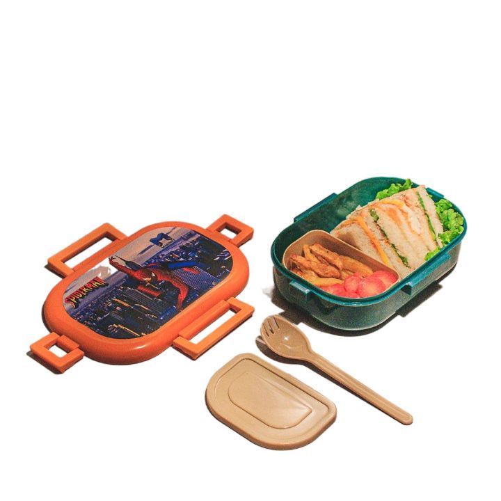 Magnet School Lunch Box with Spoon For Kids | Daraz.pk