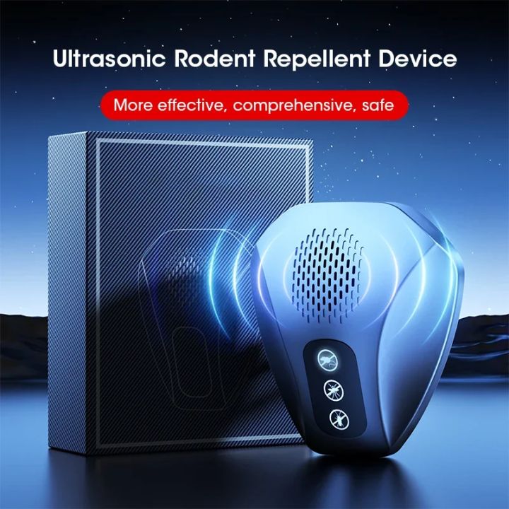 Ultrasonic Rodent Mosquito Repellent Device Electronic Rat Repellent ...