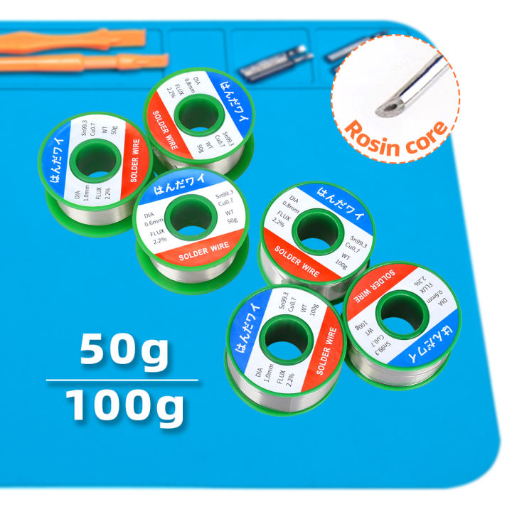 High purity lead-free small roll solder wire Sn99.3Cu07, no cleaning tin wire, low melting point ...