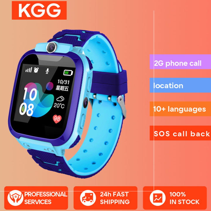 KGG Q12 Kids Smart Watch 2G Call SOS Remote Call Back Location Children ...