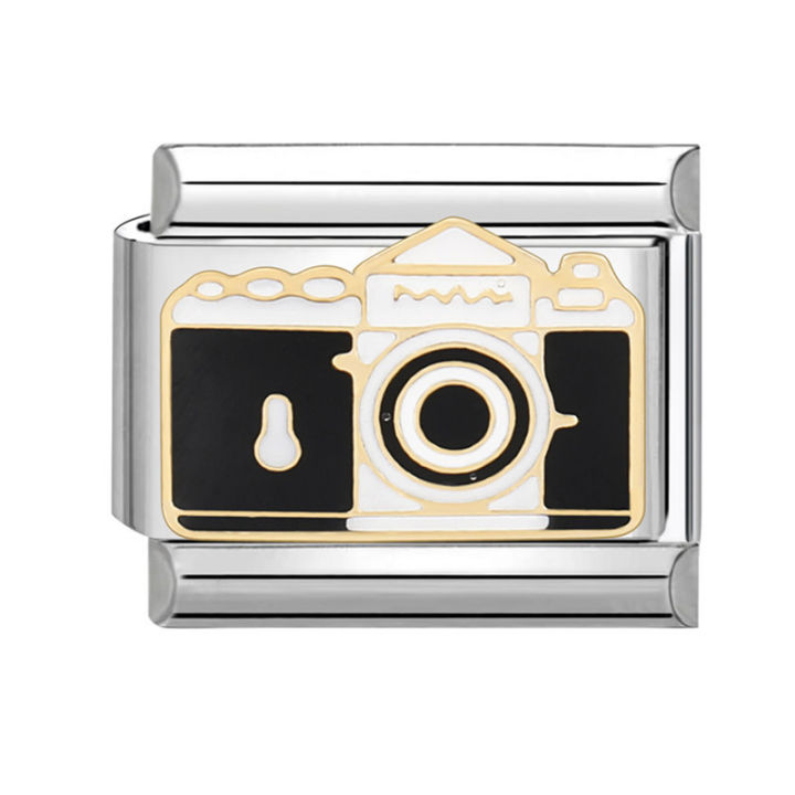 1Pc Stainless Steel Italian Module-Cartoon Animal Red Candy Bear ...