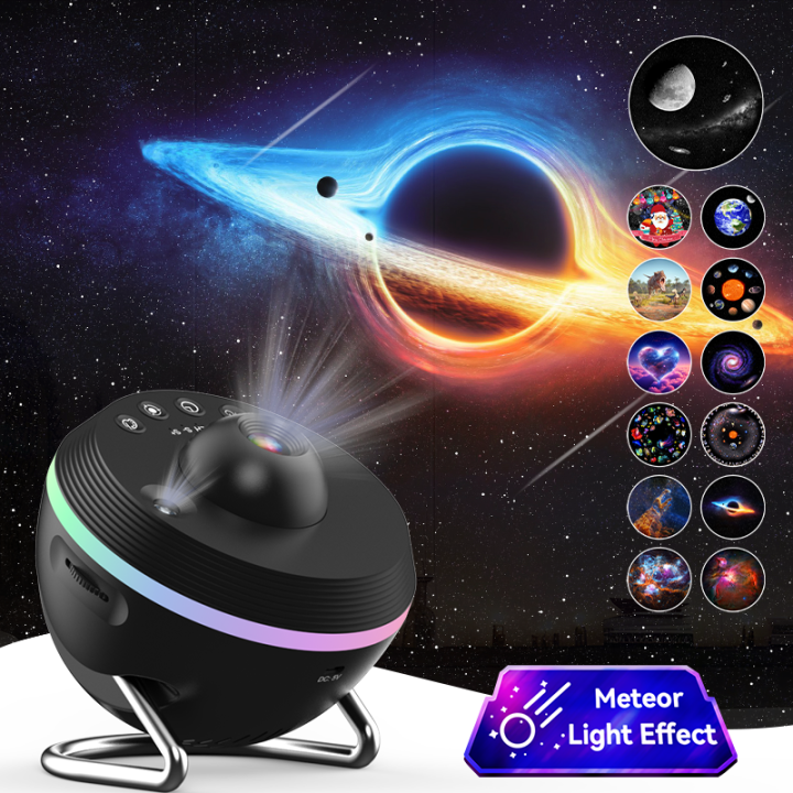 12 IN 1 Galaxy Star Projector with Meteor Ultra Clear Night Light Lamp ...