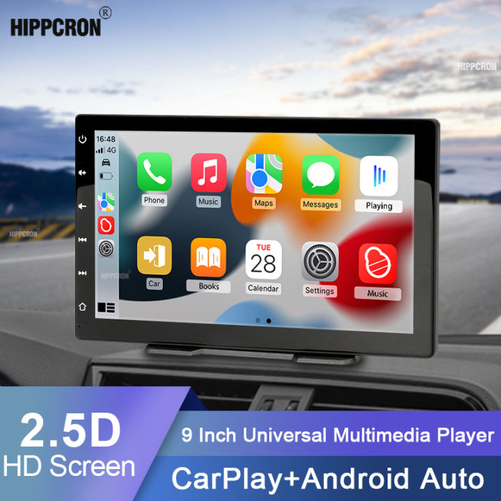 9 inch Car Radio Multimedia Video Player CarPlay Android Auto IPS Touch ...