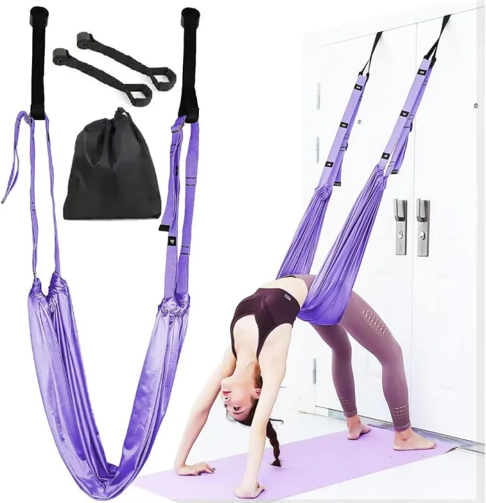 Leg Stretcher Strap, Stretching Equipment with Door Anchor Flexibility ...