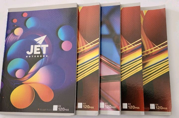 Jet excercise books 120 pages A5 Square Rule 5 Book pack | Daraz.lk