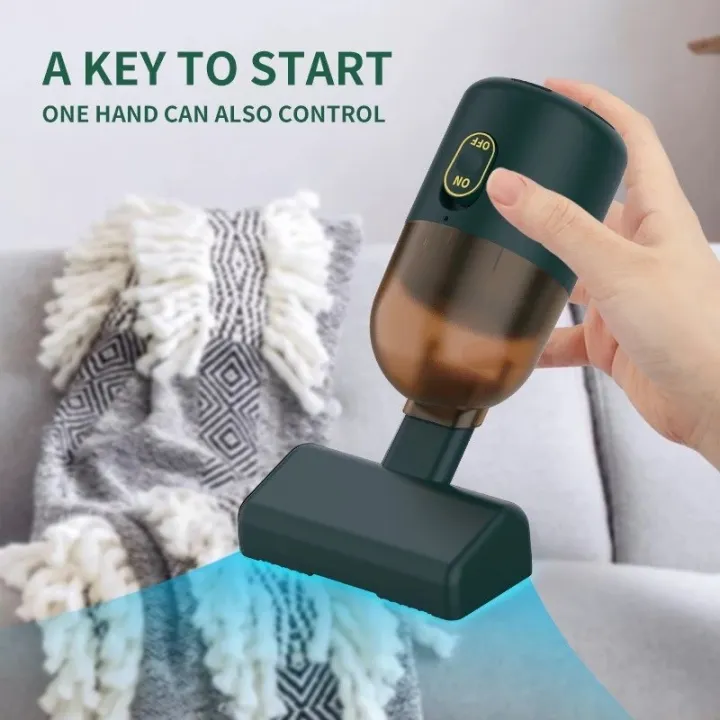 Mini handheld powerful vacuum cleaner suitable for desktop, car, bed ...