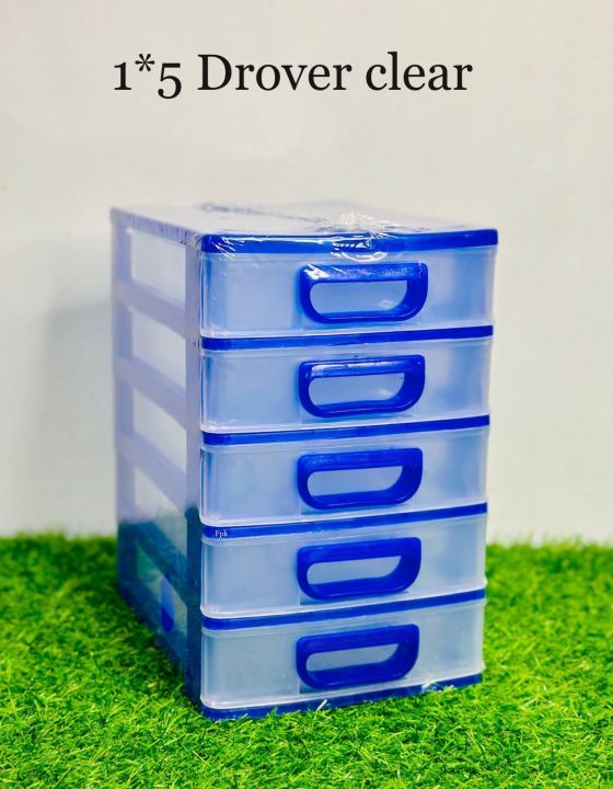 1x5 Transparent Small Mini Drawer | Daraz.lk