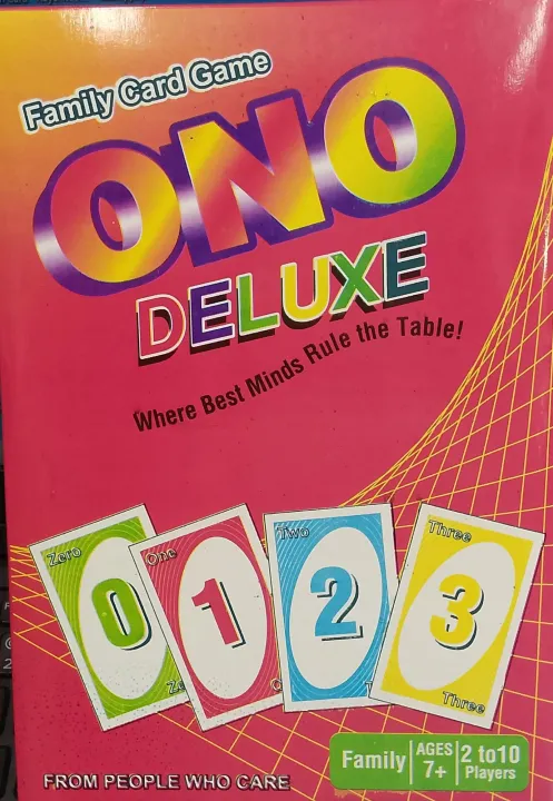 ONO Deluxe – Family Card Game for 2–10 Players | Ages 7+ | Daraz.pk