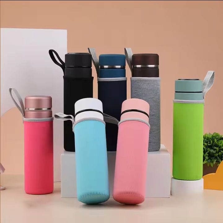 High Quality Portable Water Bottle Cover Anti-fall Elastic Water Bottle ...