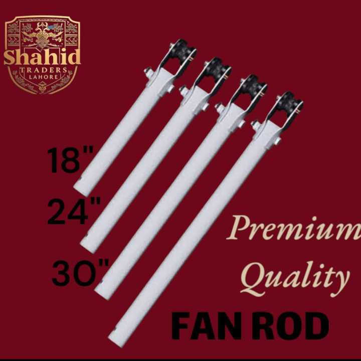 Fan Rod For AC/DC Ceiling Fans ll 18,24 & 30 inch Sizes ll Premium ...
