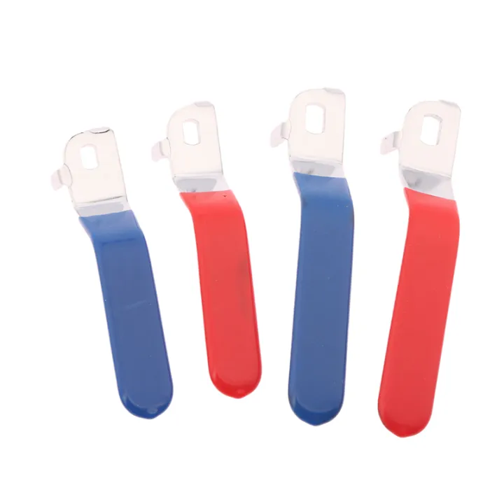 Iron Plated Quarter Turn Valve Handle with Blue Plastic Grip for DN20 ...