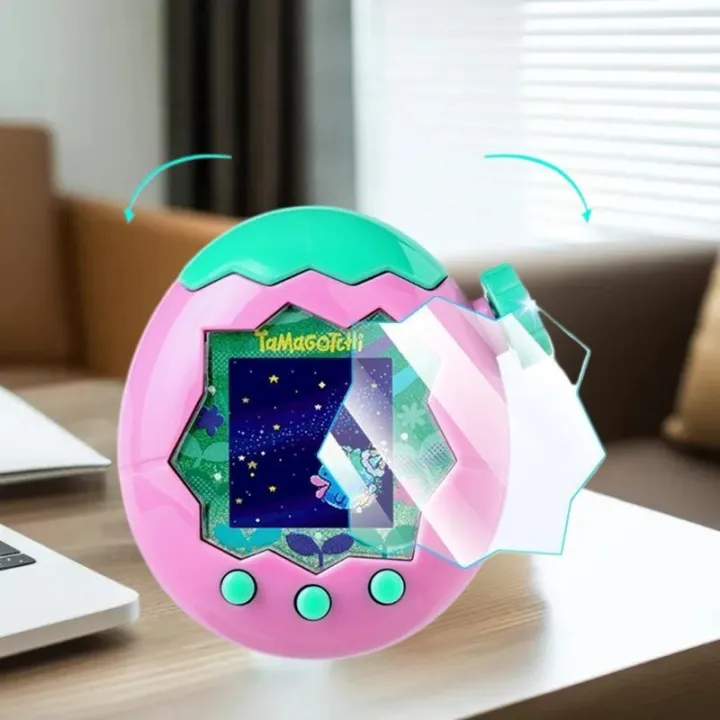 1 Set Panel Protective Cover For Tamagotchi Paradise Clear Yellow ...