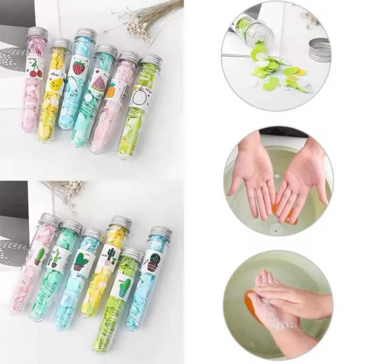 Portable Mini Bath Confetti Soap – Test Tube Paper Soap Slices | Travel ...