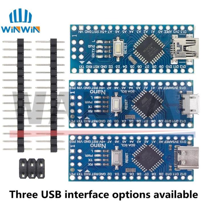 Nano 3.0 Mini Type-C Micro USB With the bootloader compatible Nano ...