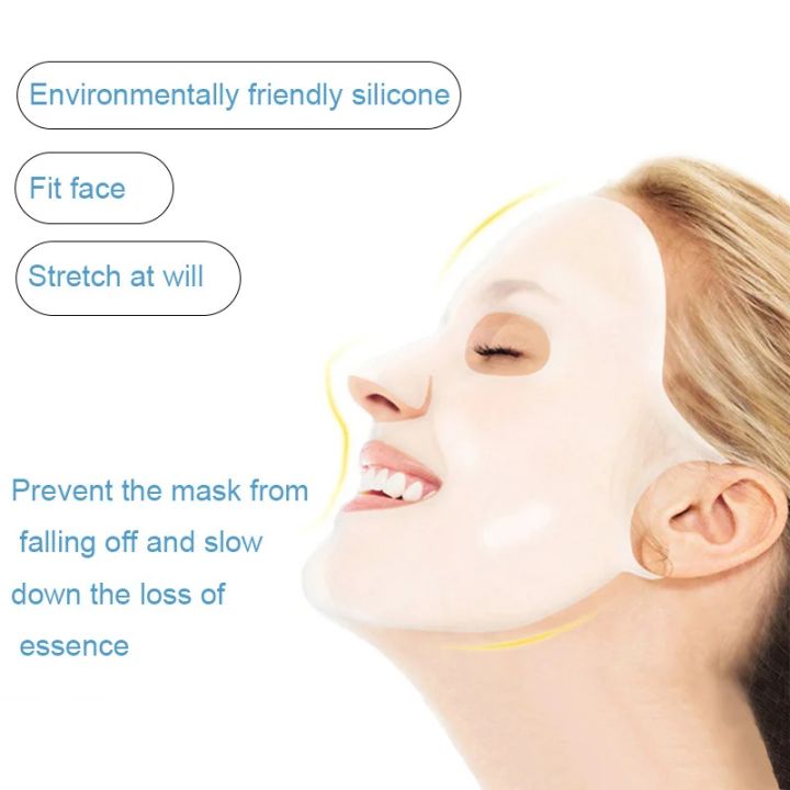 Wholesale Silicone Silicone Face Sheet Mask Skin - Cover Reusable, Mask ...