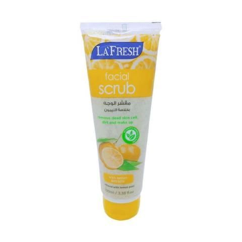 LA’ FRESH FACIAL SCRUB WITH LEMON EXTRACTS 100ML | Daraz.lk