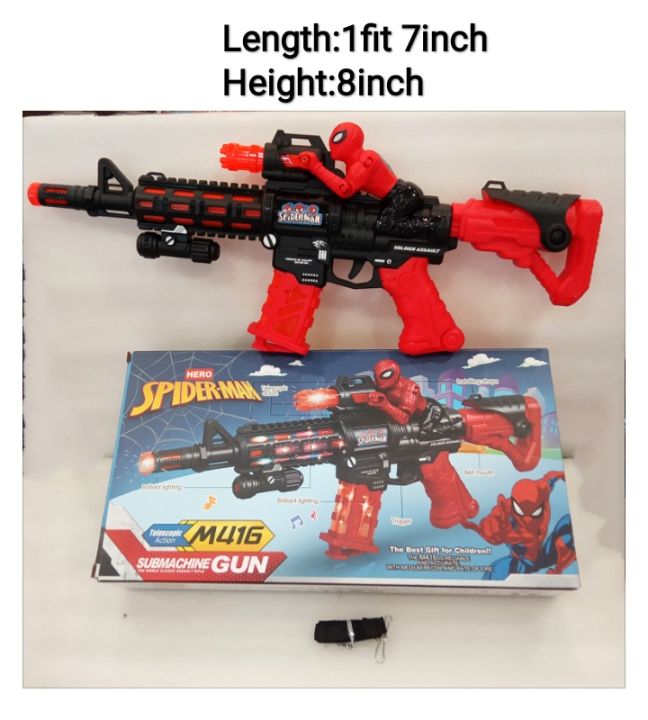 Spiderman Gun Set Toys with Sounds Light | Daraz.com.np