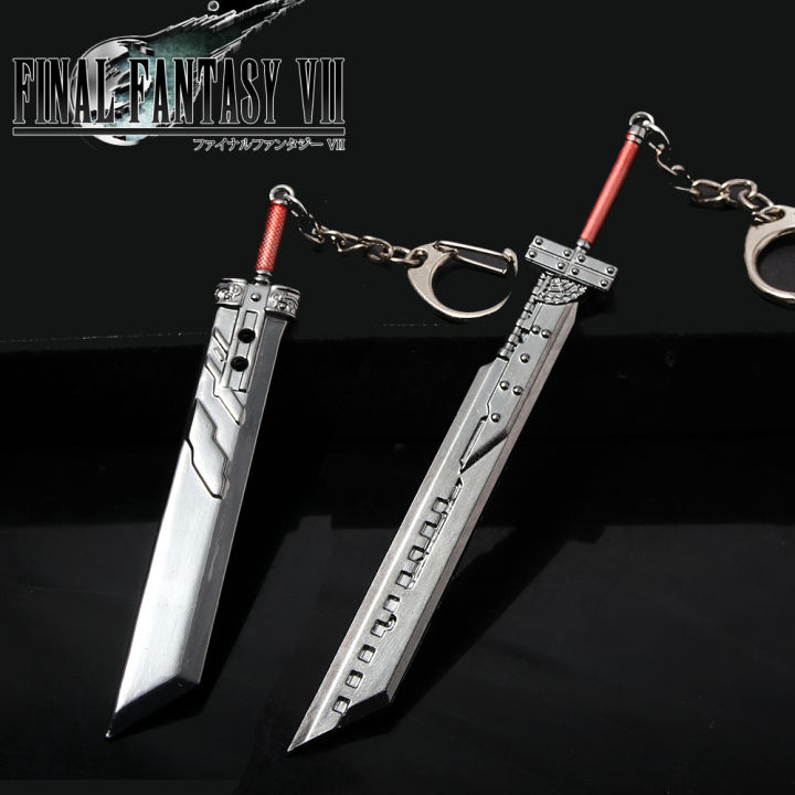 Final Fantasy Remake Cloud Strife Buster Sword Keychain Zack Fair ...