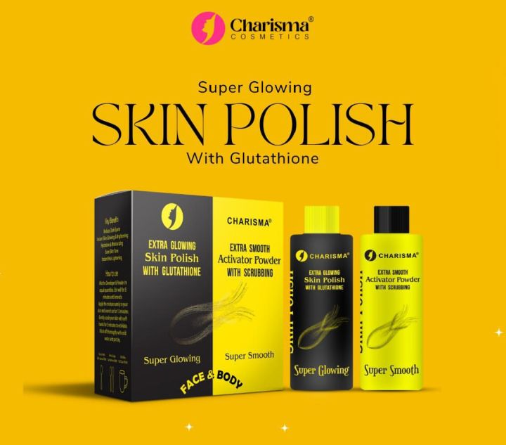 Charisma Super Glowing Skin Polish With Glutathione (100g) | Daraz.pk