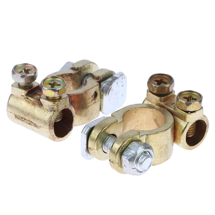 1 Pair 12V Leisure Battery Terminals Connectors Clamps Car Van Caravan ...