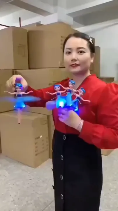 Rechargeable Magic Flying Fairy Princess Doll for Kids | Hand Sensor ...