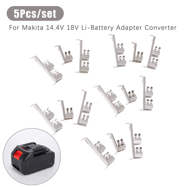 5Pcs/set Connector Terminal 14.4V 18V Li-Battery Adapter Converter BMS ...