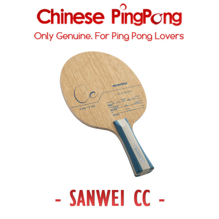 Original SANWEI CC CARBON Table Tennis Blade Racket Loop Offensive Ping ...