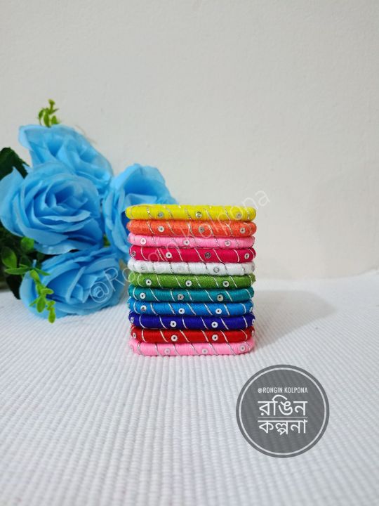 Hand made churi square shape!! Bangles 1 pcs | Daraz.com.bd