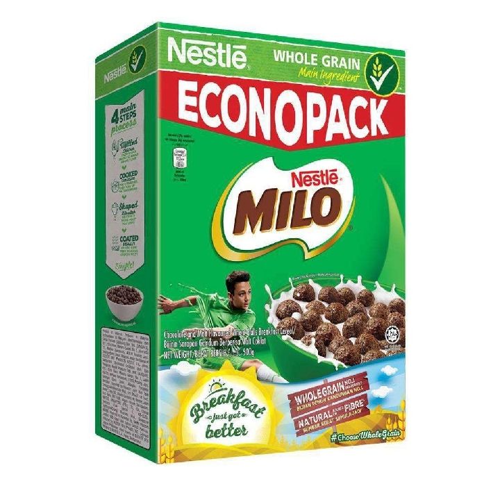 Whole Grain Chocolate and Malt Flavoured wheat balls breakfast cereal ...
