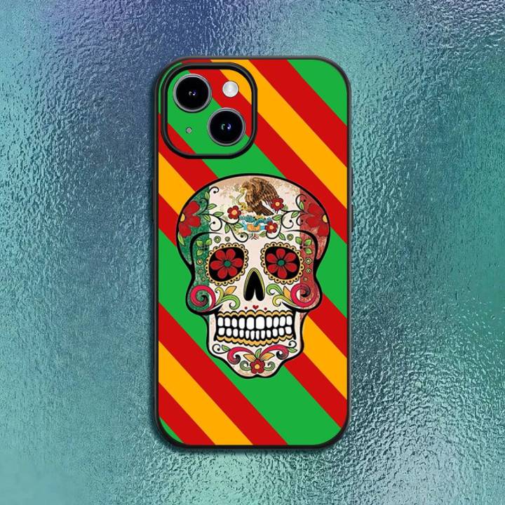 P-Pretty Mexican C-Catrina Skull Phone Case For IPhone 17 12 13 14 15 ...