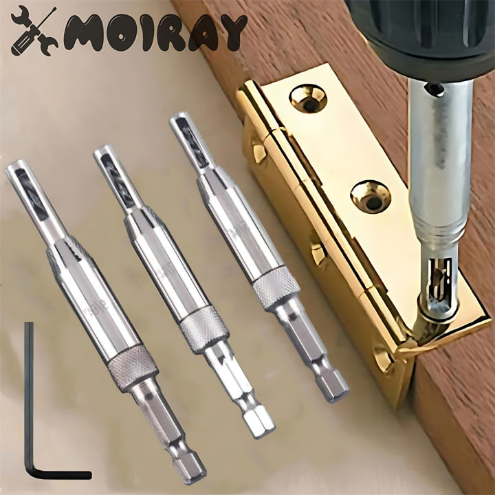 HSS Self Centering Hinge Drill Bit Door Window Cabinet Woodworking Hole ...