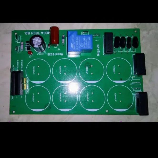 8 capacitors DC filtering circuit board with soft start. | Daraz.com.bd