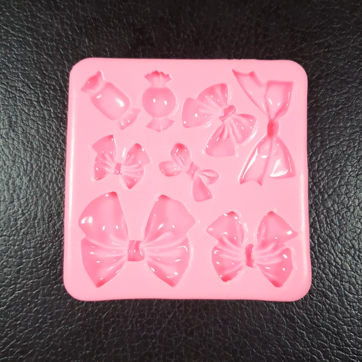 🎀 3D Silicone Knot Bow Mold – Cute Fondant, Candy & Resin Art Mould 🍬🍰 ...