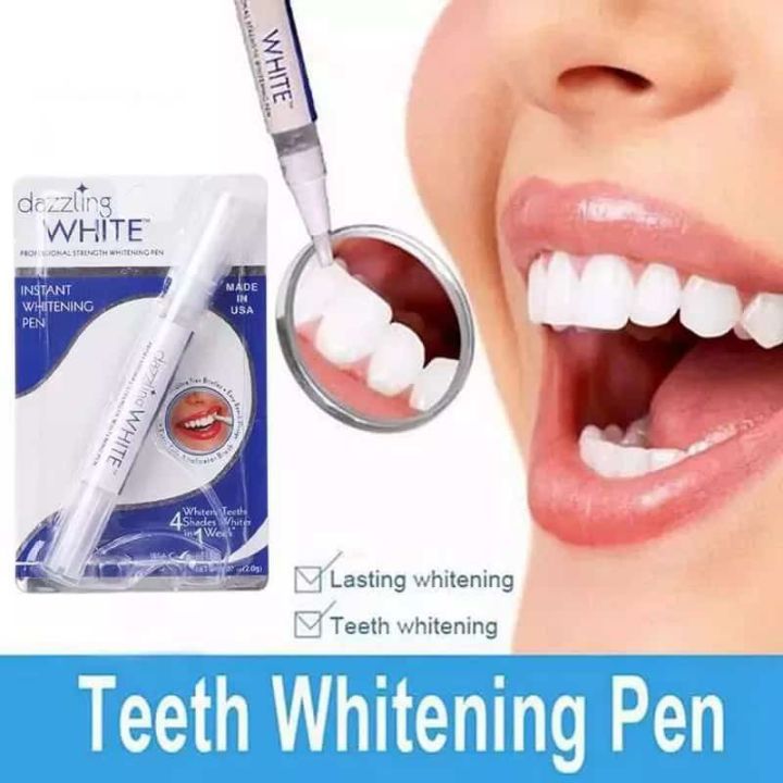 Natural teeth whitening gel pen removes plaque and stains clean | Daraz.pk