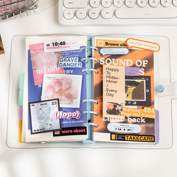 Yu Xian Collage Material Pack Color Archive Series Mechanical Style ...