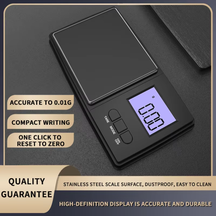 Jewelry Scales Weight Diamond Balance Kitchen Weighing Digital Pocket Mini Scale Bathroom 0.01g ...