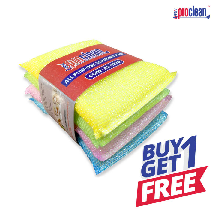 Proclean Multifunctional Foam Scrubber 8 Pcs Pack For Dish Wash, Sink ...